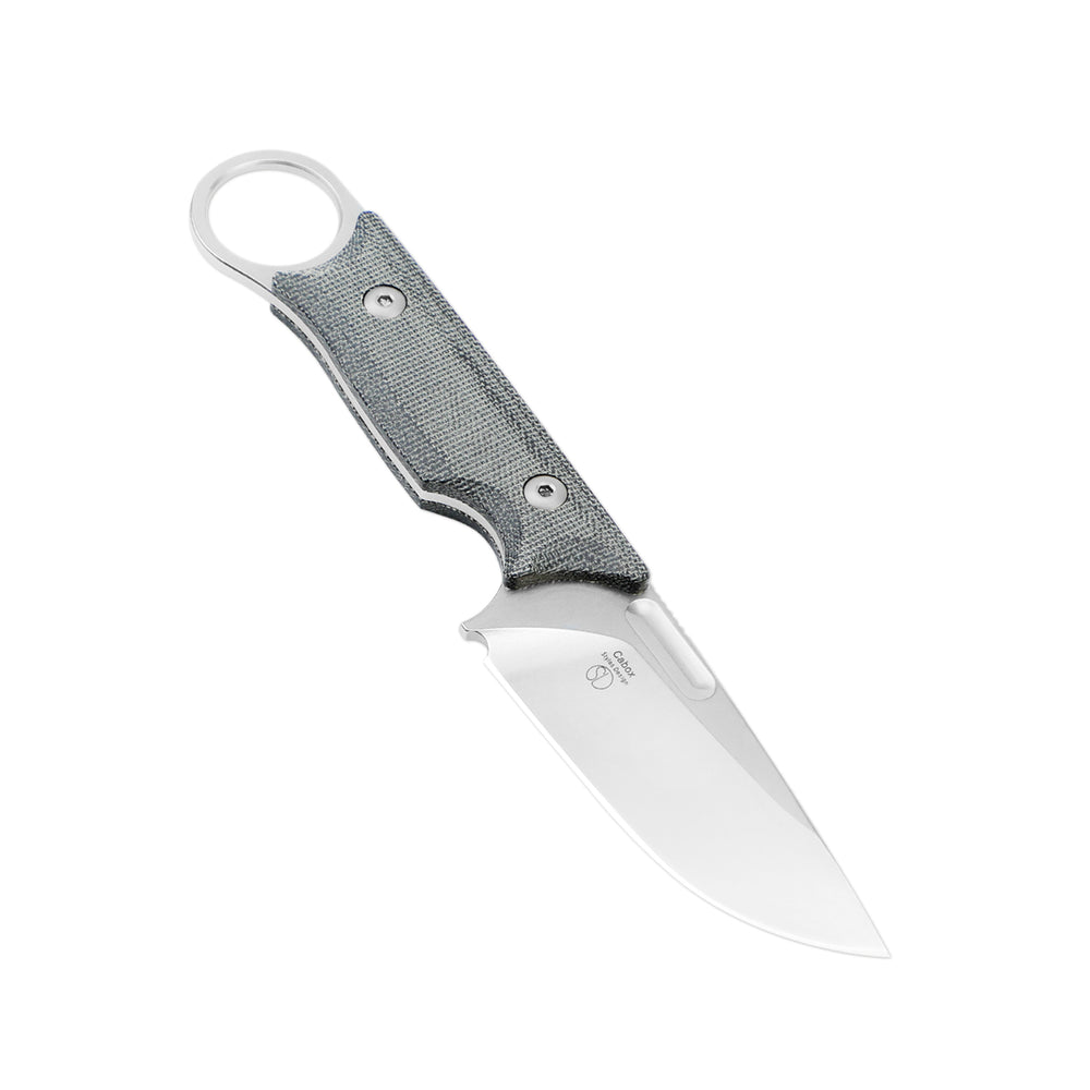 Cabox 3.346 inch D2 Fixed Blade Micarta Handle 1048A1-Kizer